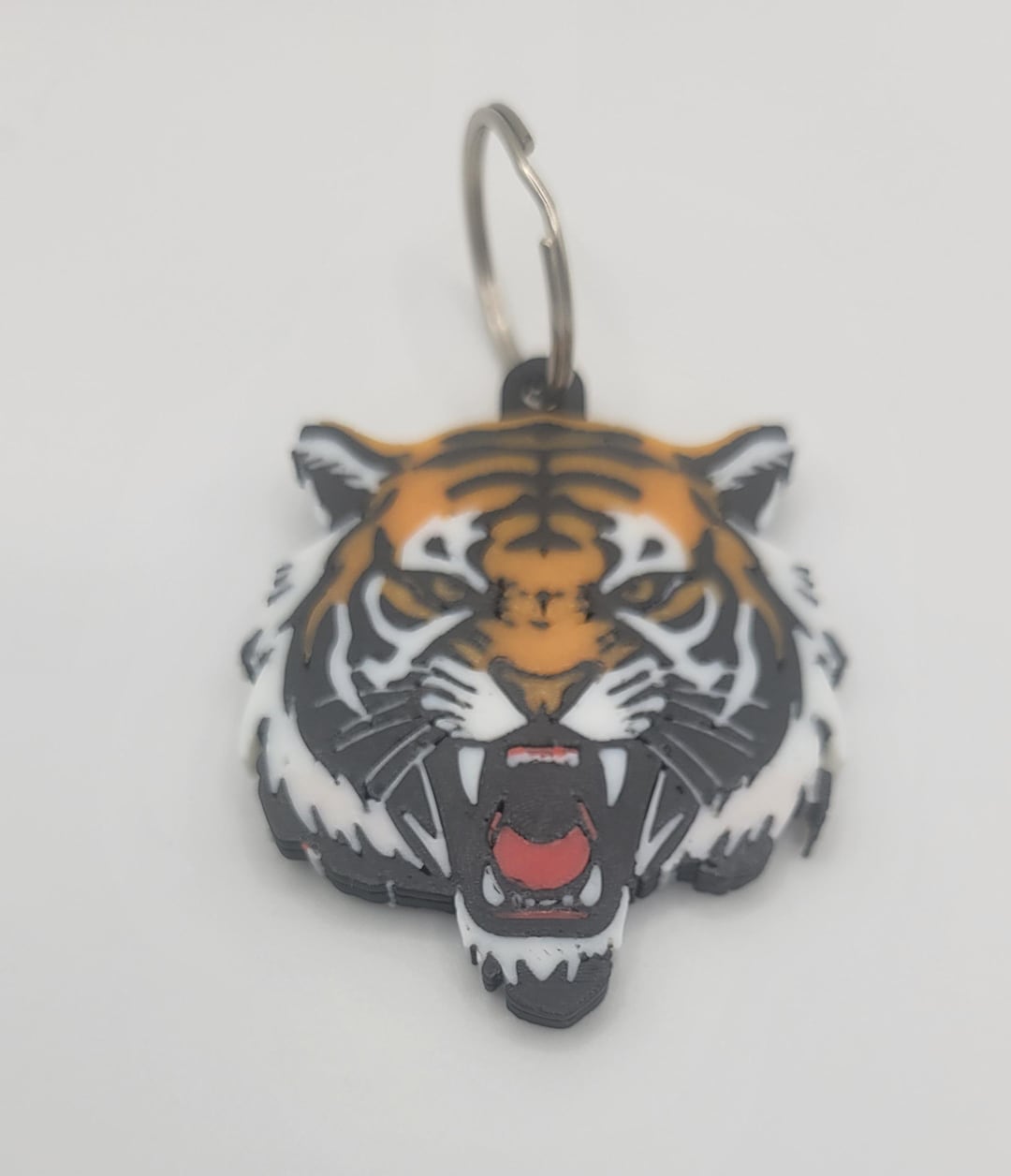 Double Sided Tiger Keychain: 3D Printed. - Etsy