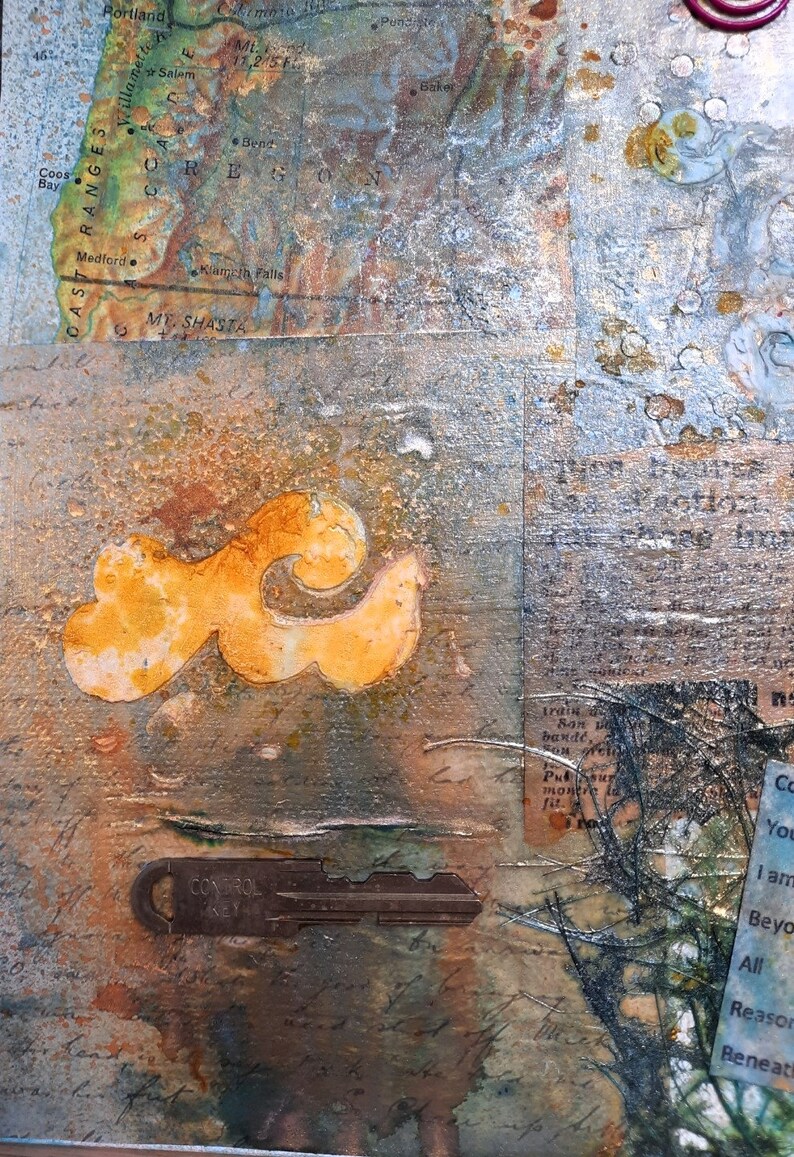 Multimedia Art "splendor" - Etsy