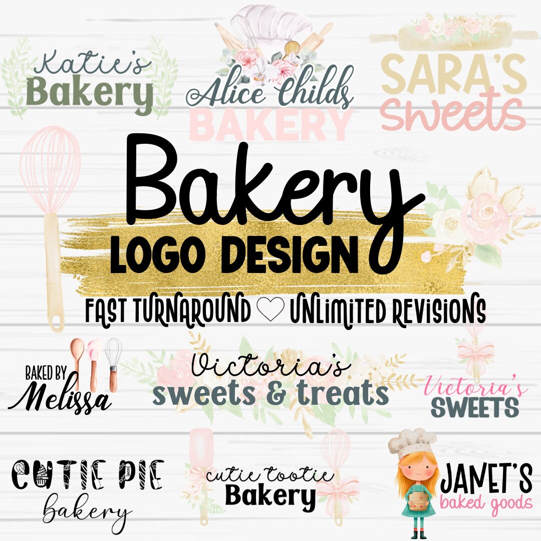 Bakery Logo Design | Custom Bakery Logo for Bakeries and Home Bakers ...