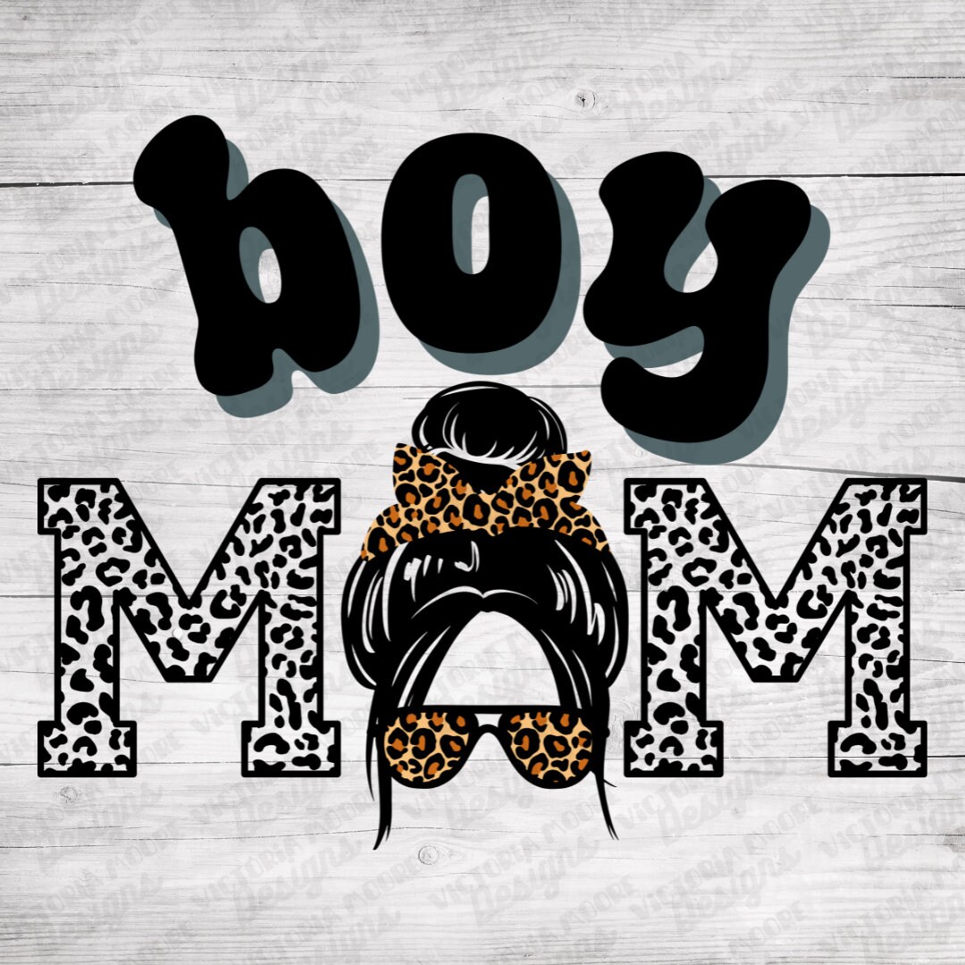 Boy Mom SVG Bundle / Boy Mom PNG & SVG Archivos de corte para Cricut o ...