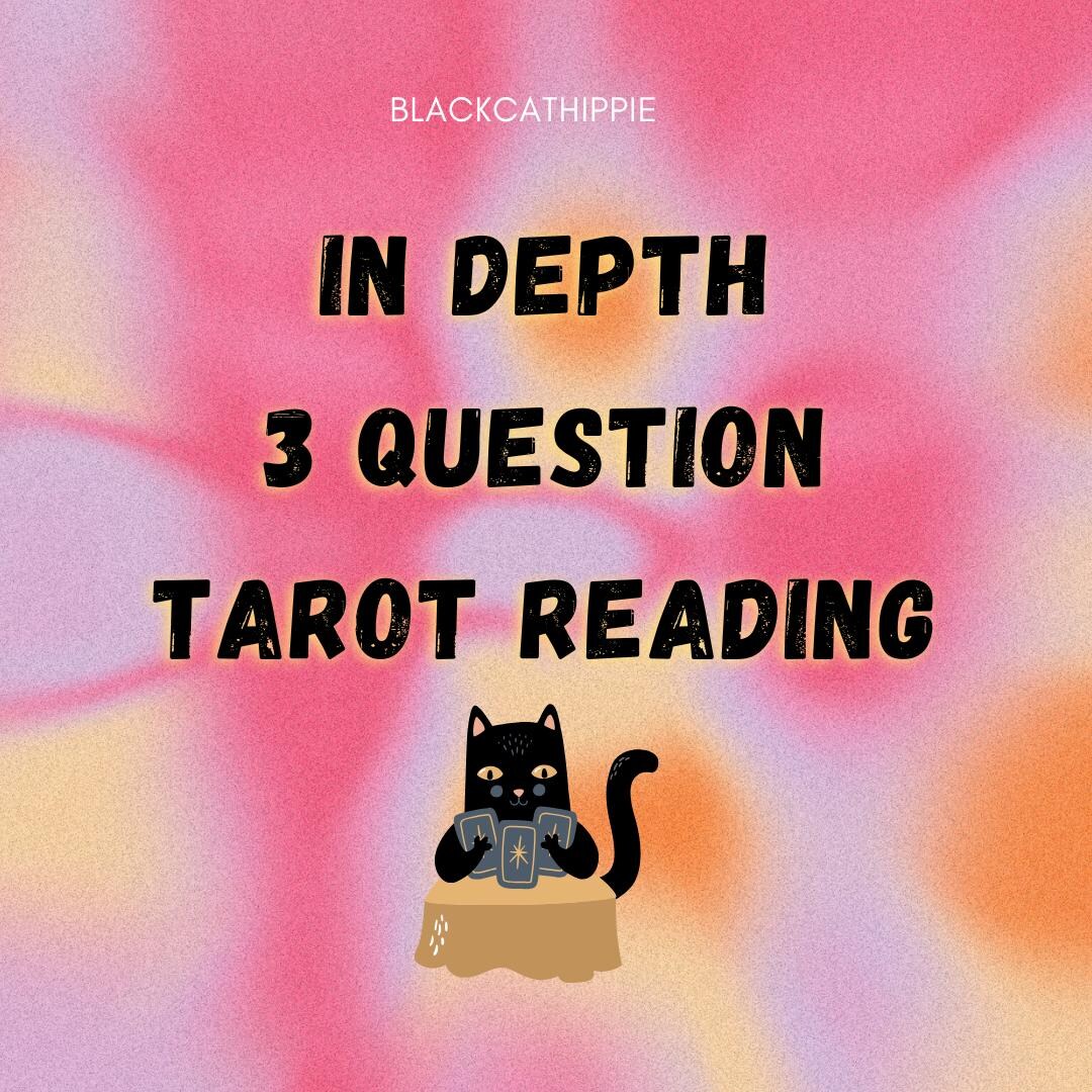 In-depth Tarot Reading for 3 Questions - Etsy