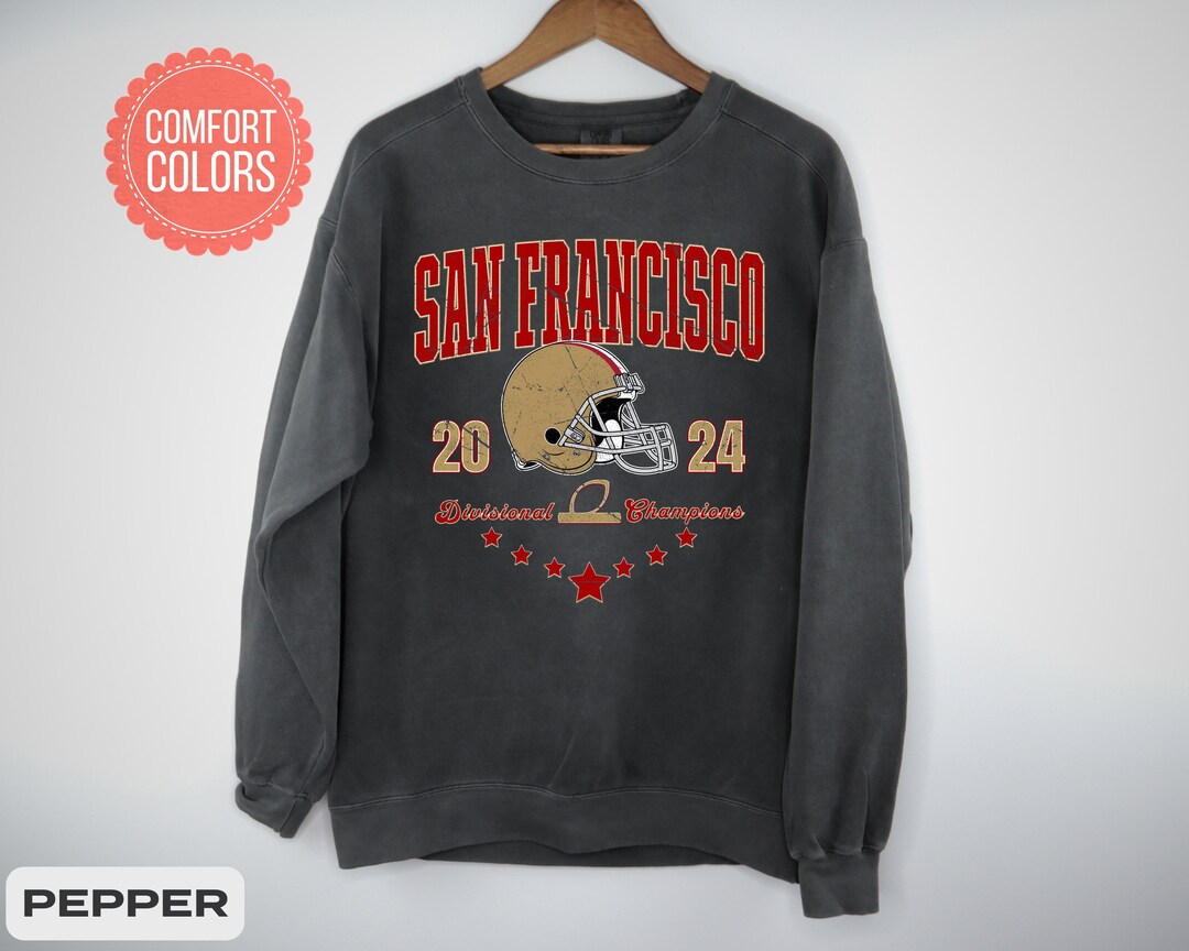 San Francisco Football Vintage Style Comfort Colors Sweatshirt, San ...