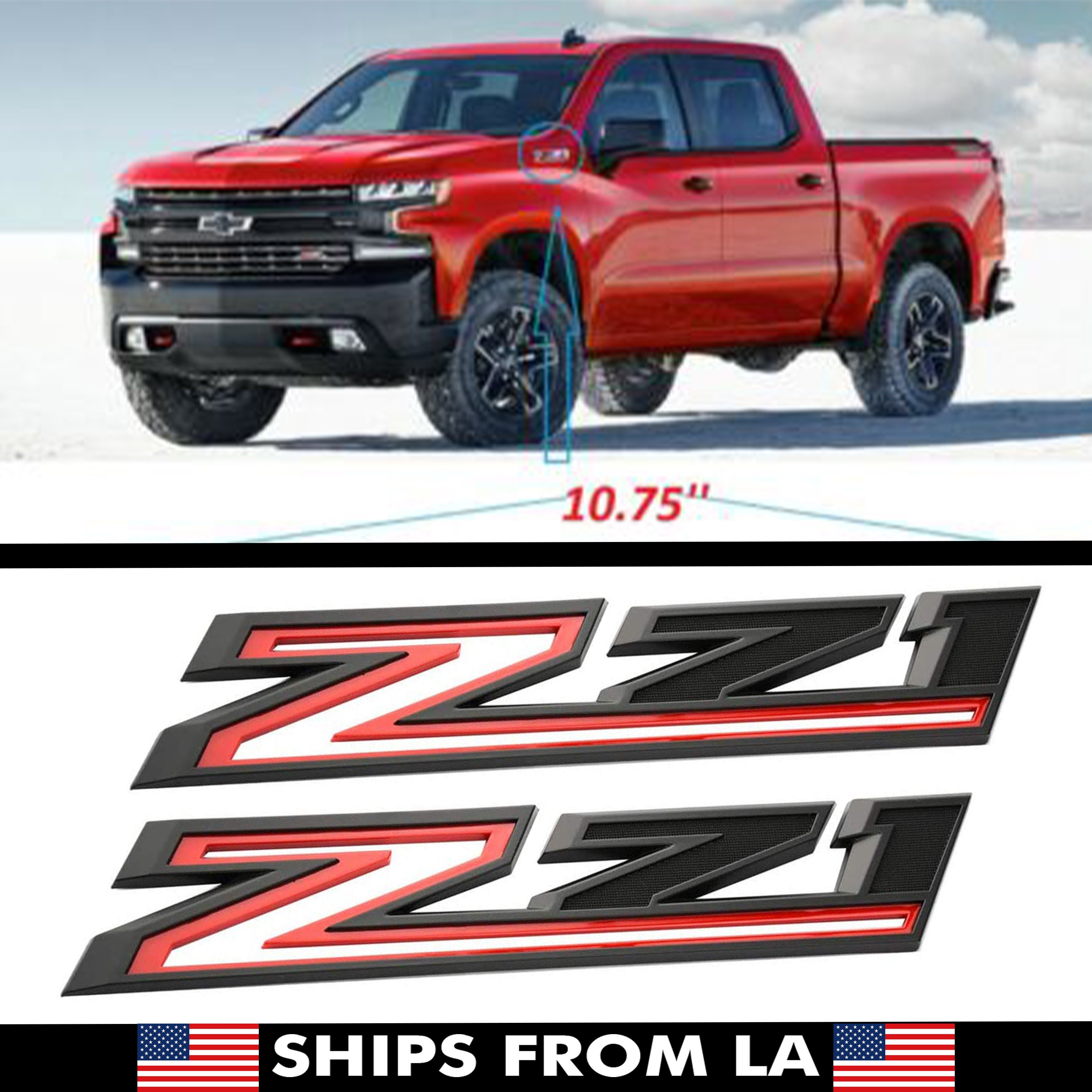 2pc 2019-2022 Chevy Silverado Z71 Emblem OEM Fender Letter - Etsy