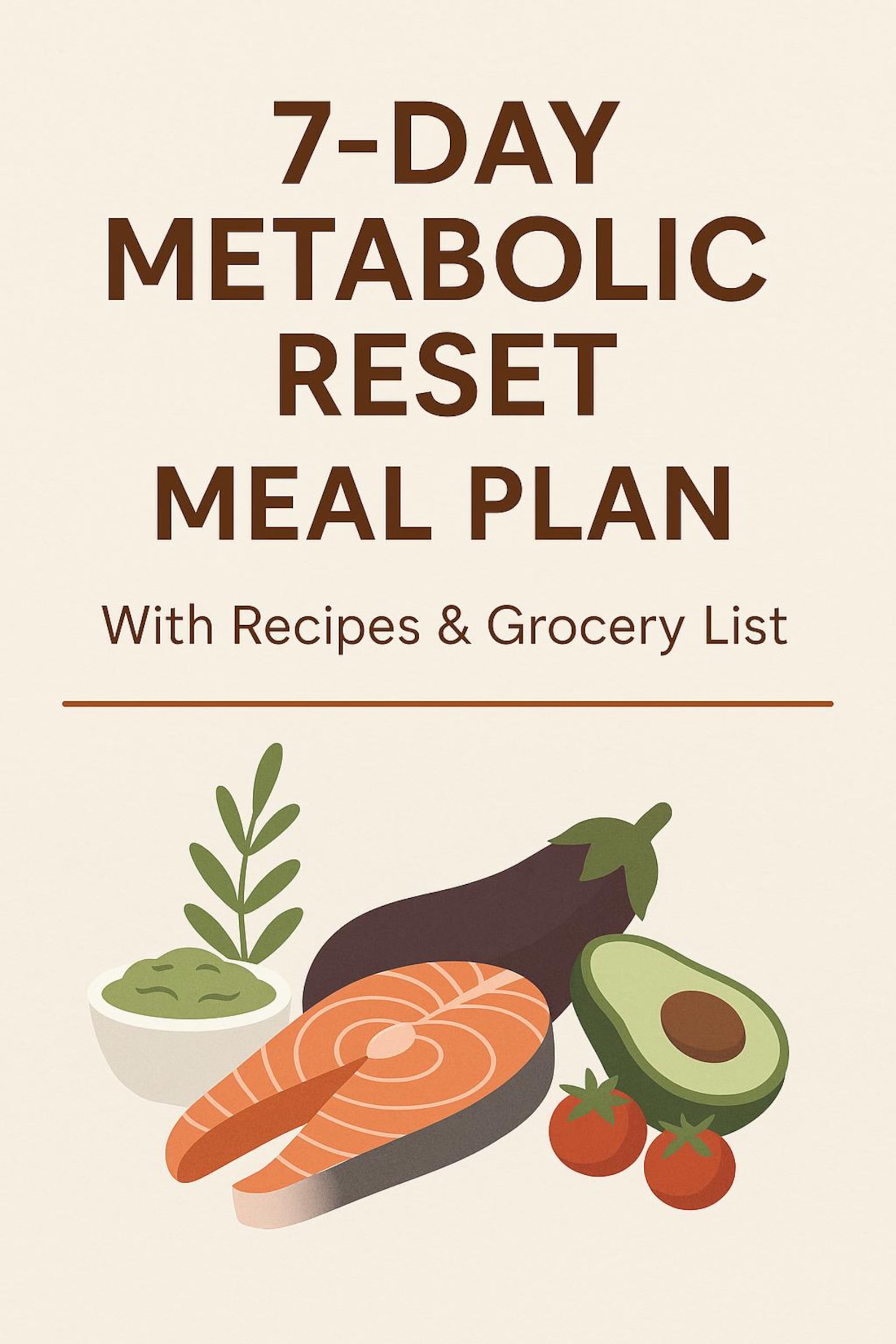 7-day Metabolic Reset Meal Plan | Rdn-approved Low Carb Recipes ...