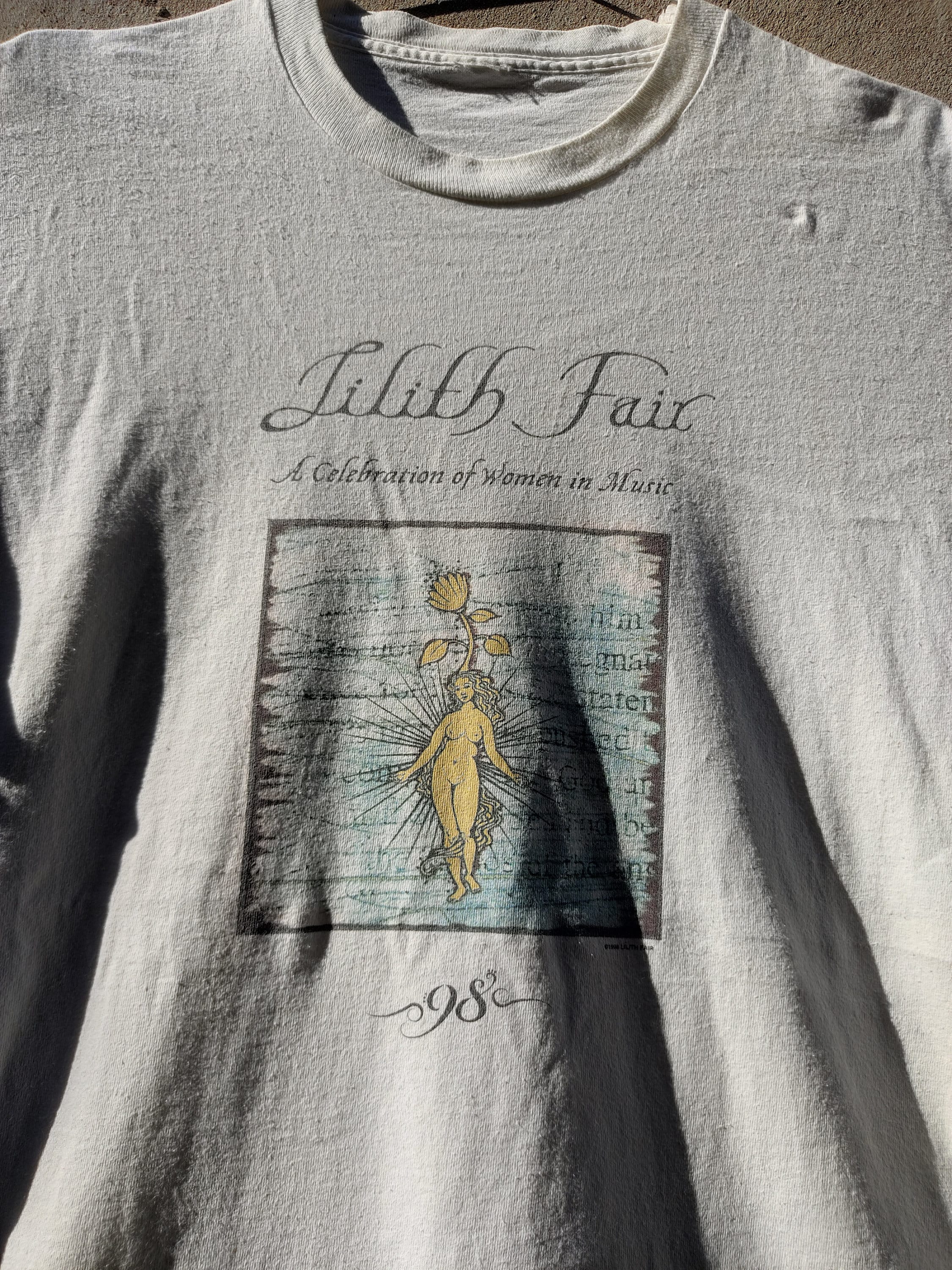 Vintage 1998 Lilith Fair Concert T Shirt - Etsy