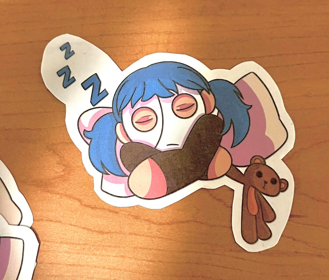 Sal Fisher Sleeping Chibi Sticker sallyface - Etsy