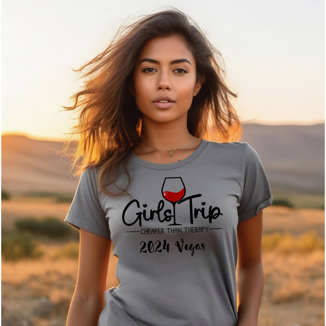 Personalized Girls Trip T-shirt, Cheaper Than Therapy, Bachelorette ...