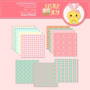 Digital Easter Bundle, Digital Happy Easter, Printable Digital Easter ...