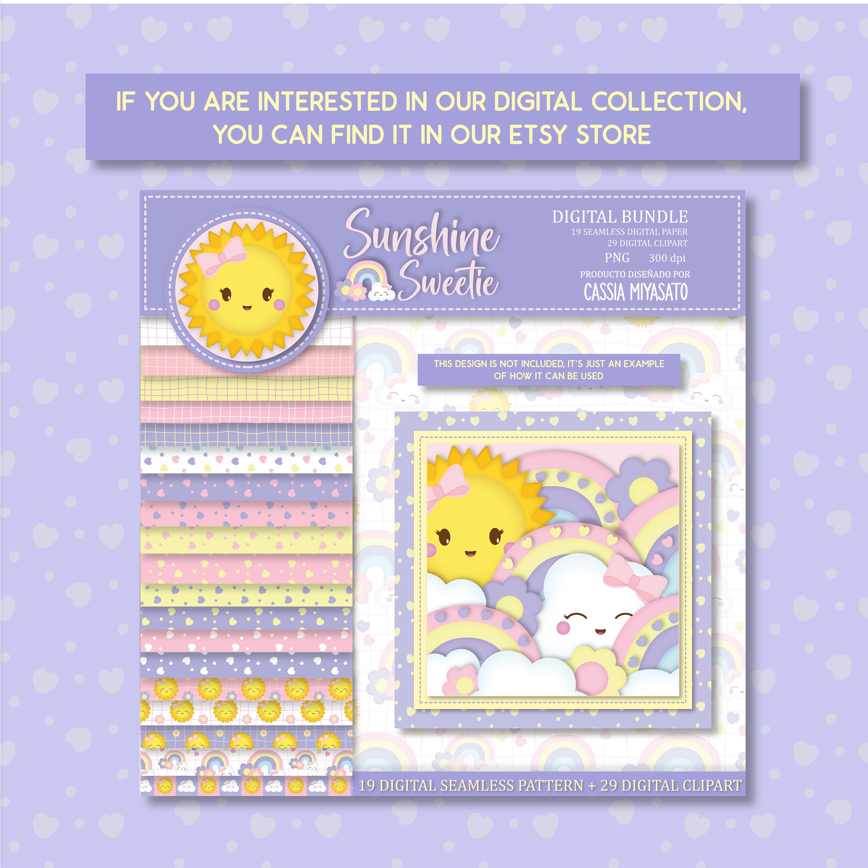 Sunshine Digital Clipart, Cute Sun Clipart, Sweet Sunshine Png Clipart ...