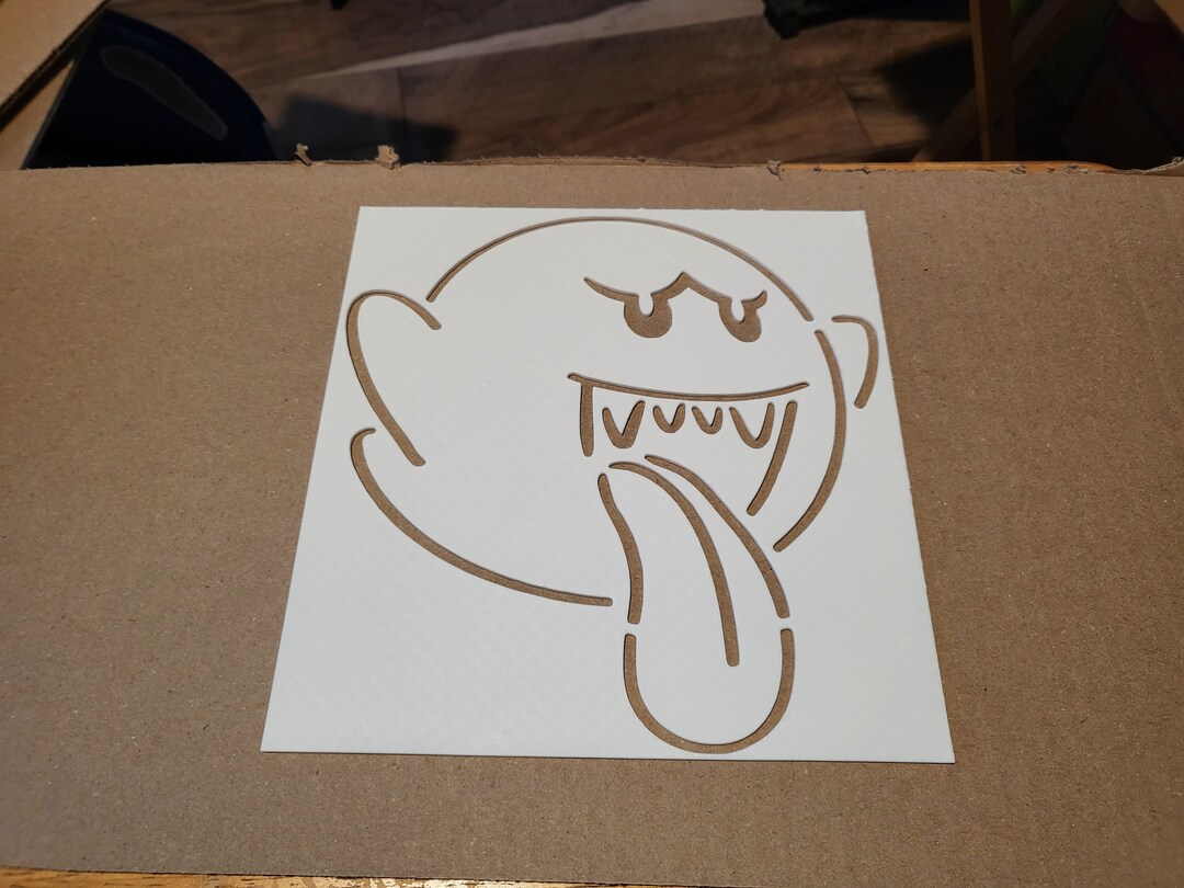 Boo Stencil - Etsy