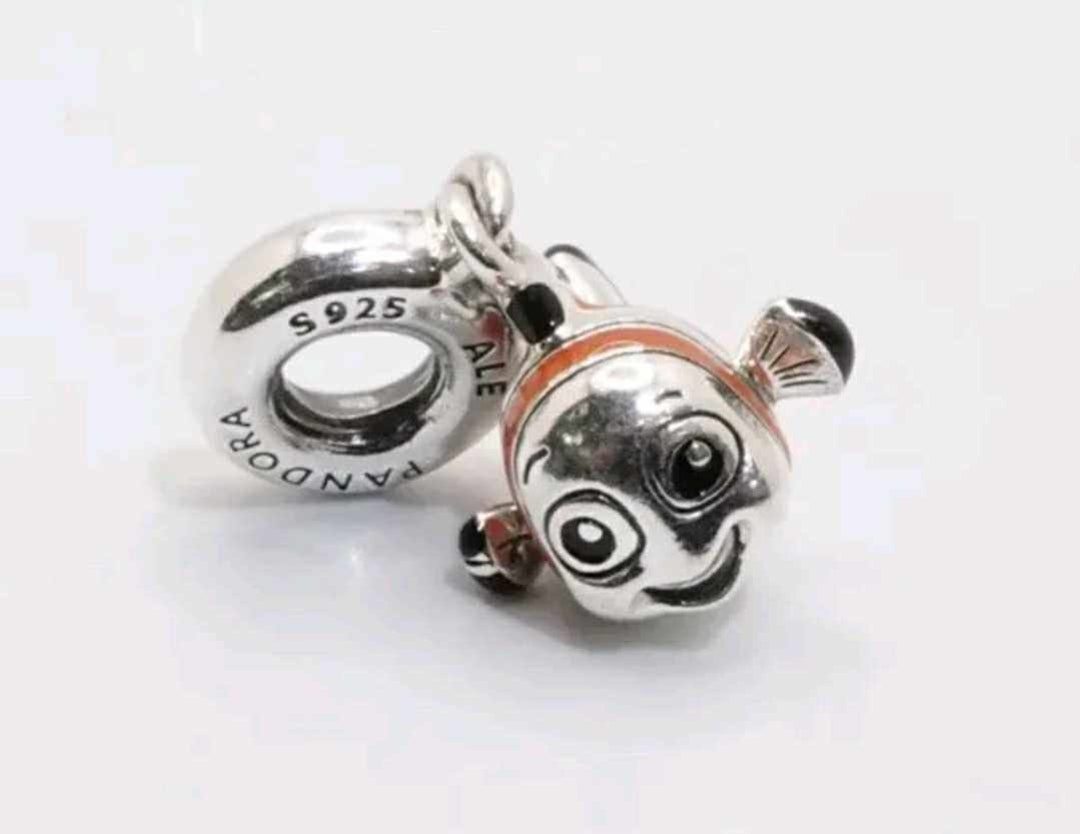 Disney Nemo From Finding Nemo Dangle S925 Sterling Silver Charm - Etsy