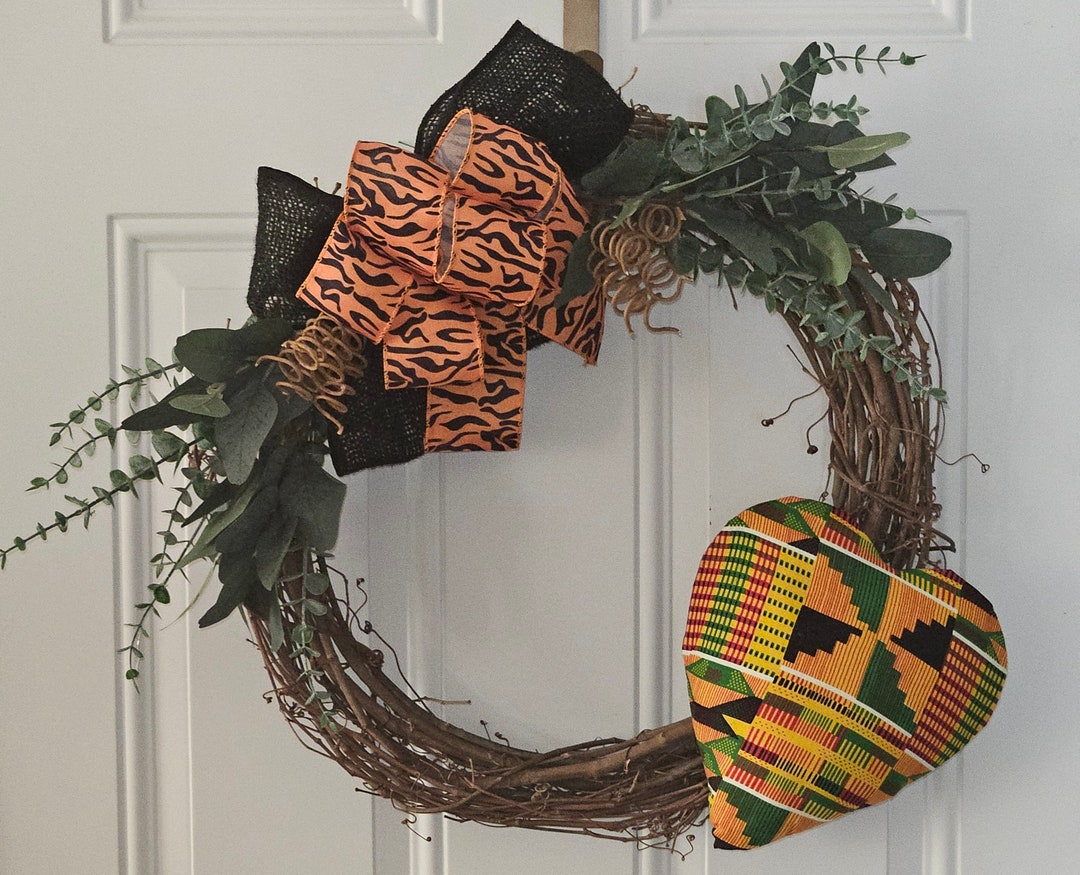 African Cultural Wreath - Etsy