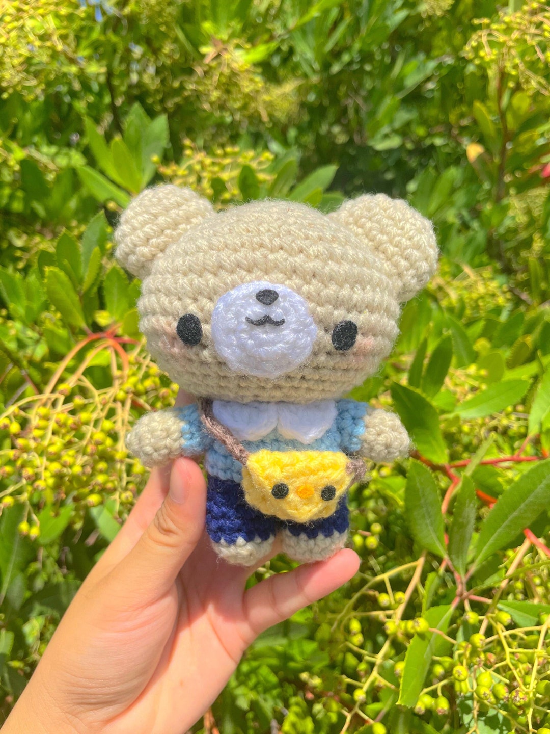 Crochet Benji the Bear Plushie Digital Pattern PDF Teddy Teddybear ...