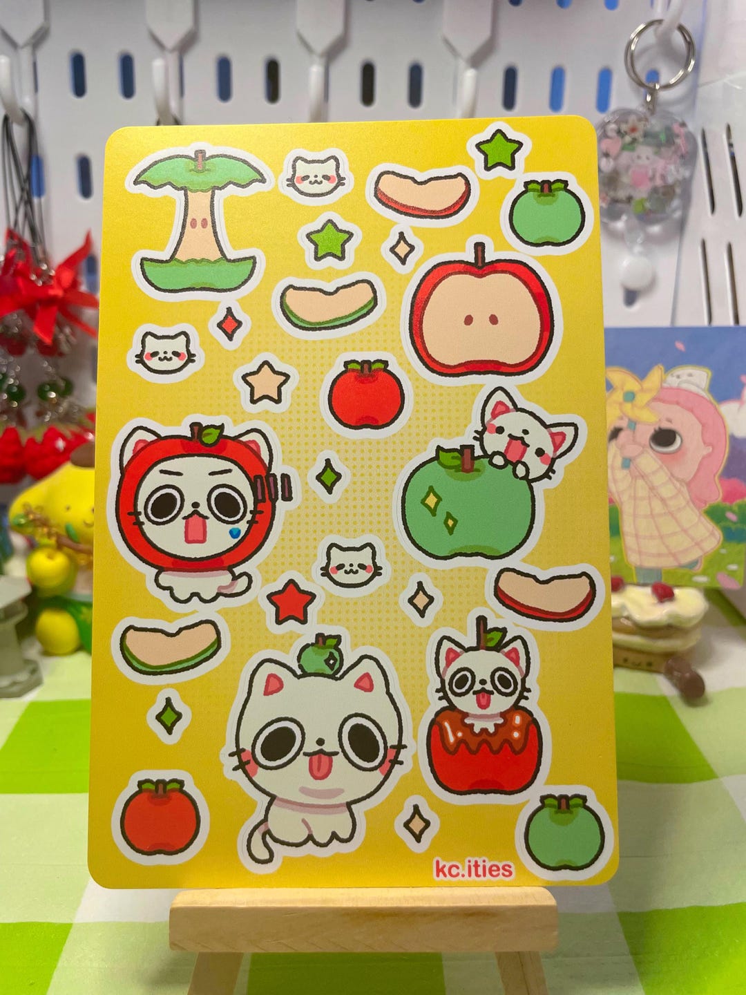 Sticker Sheet - Apple a Day - Heisei Retro 4x6 Matte Jumino Core ...