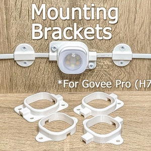 Light Brackets for Govee Pro Permanent Outdoor Lights (H706 | H806 ...