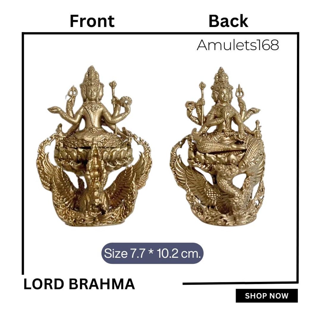 Lord Brahma, Auspicious Symbols Anniversary Souvenir, Spiritual Amulet ...