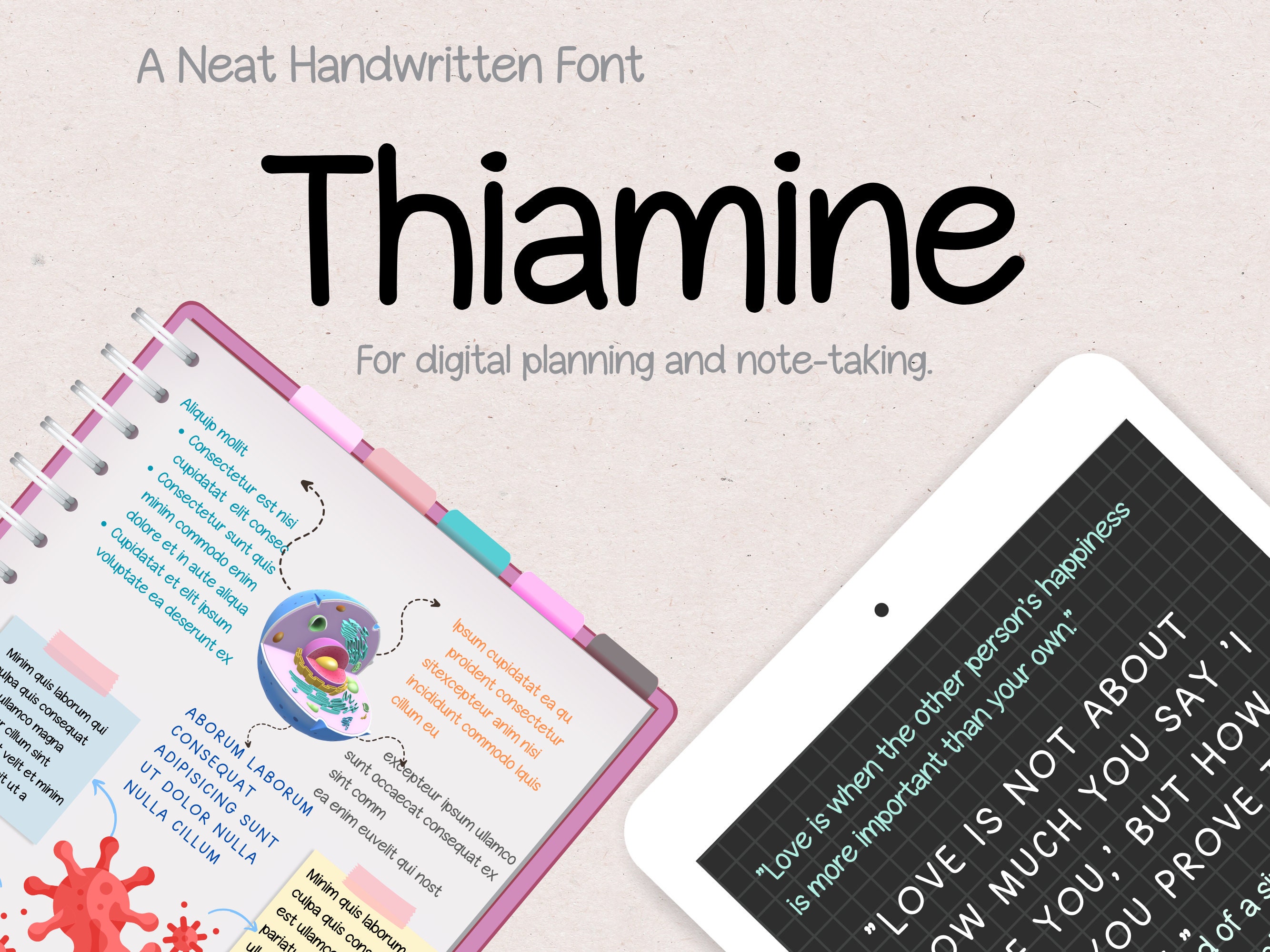 Neat Handwritten Font, Student and Teacher Note Taking, Handwriting ...