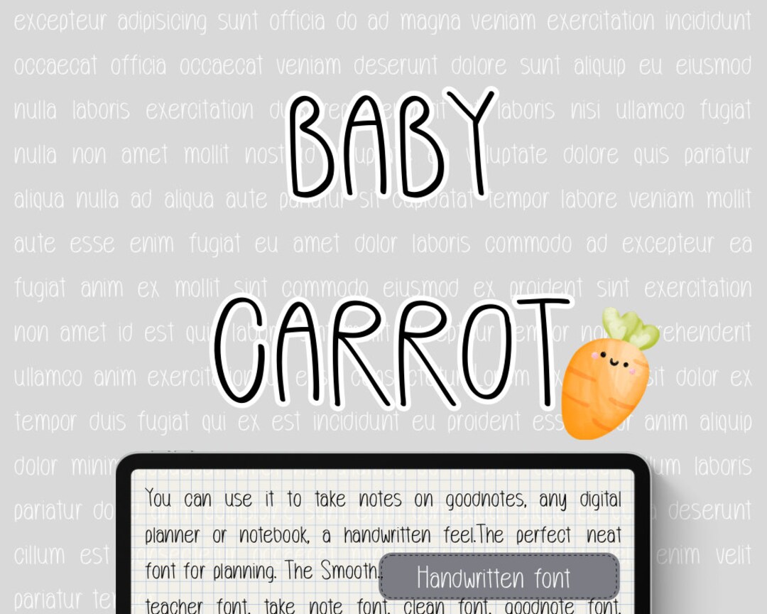 Teacher Font, Take Note Font, Clean Font, Goodnote Font, Casual Font ...