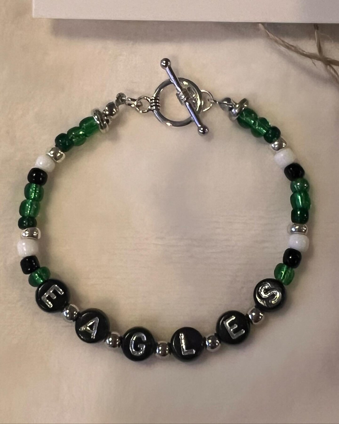 EAGLES Beaded Bracelet - Etsy