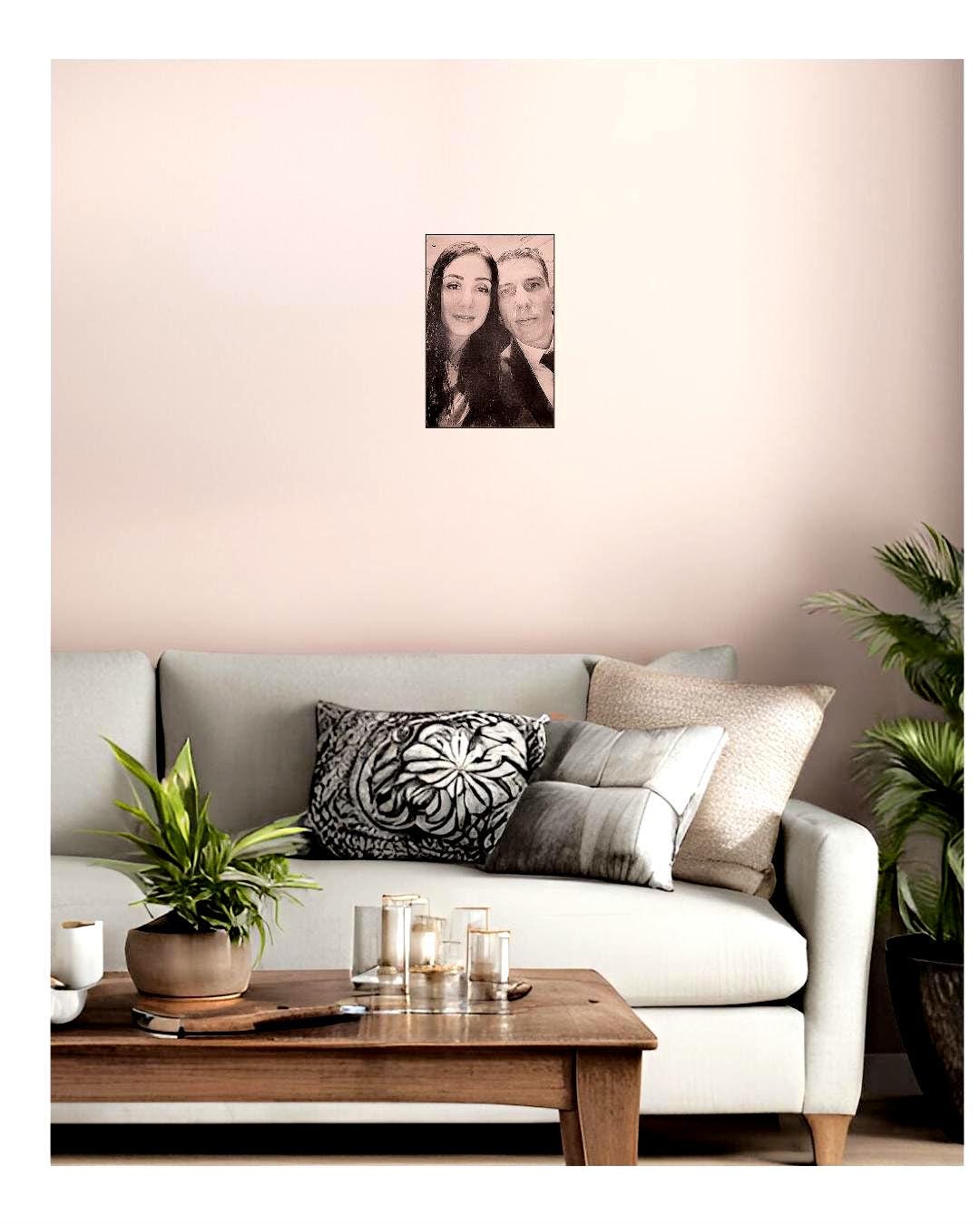 Personalized Engraved Canvas, Your Photo Laser Engraved, Home Decor ...