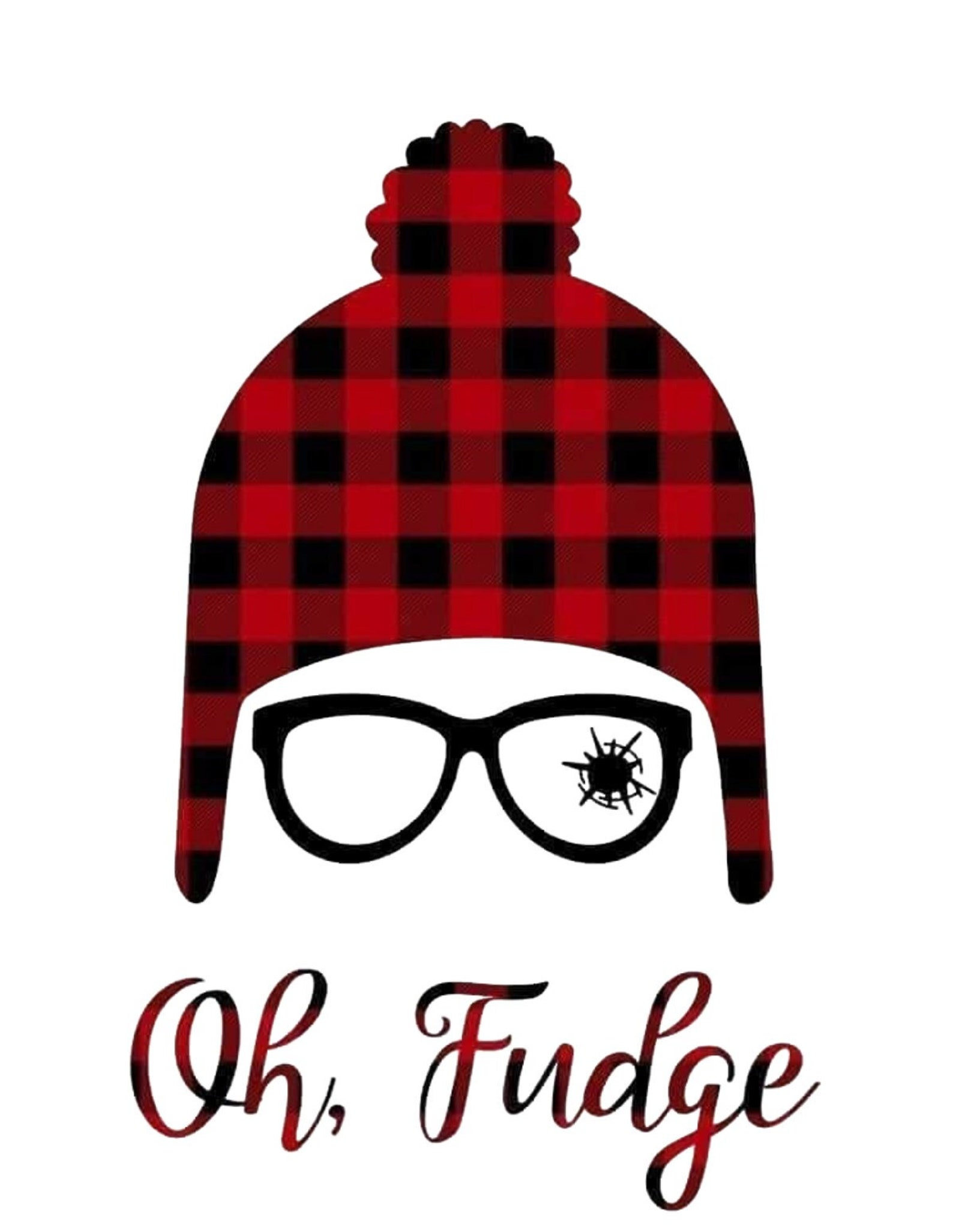 Retro Movie Vibes A Christmas Story SVG Oh Fudge Iconic - Etsy