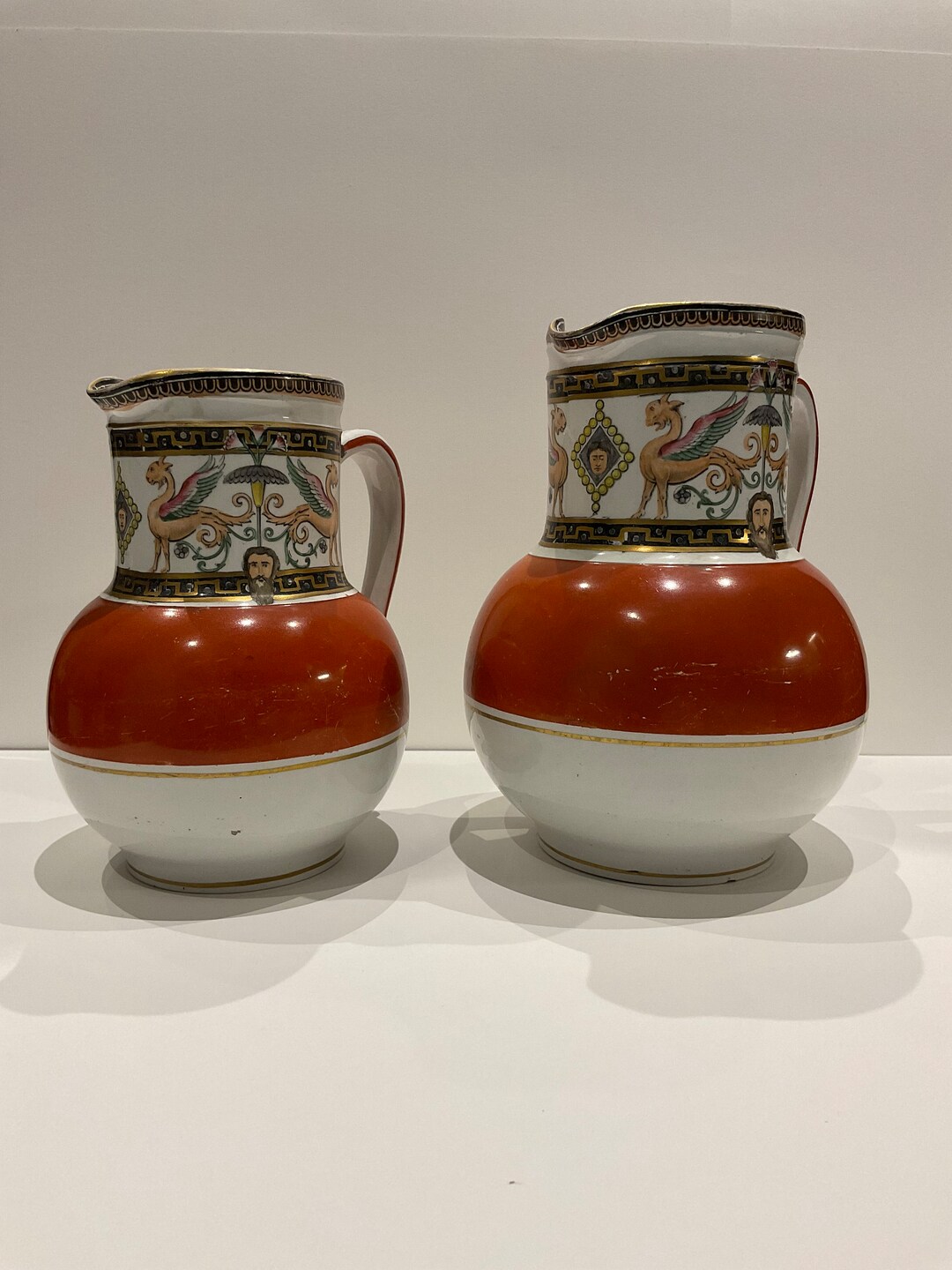 A Rare Pair of Early Samuel Alcock Hill Pottery Greek Vases - Etsy