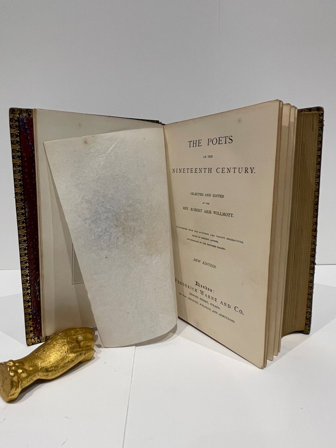 1875 the Poets of the Nineteenth Century Selected and Edited - Etsy