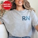 Registered Nurse Shirts Pocket, RN Shirts, Heart RN Tshirt, Nursing ...