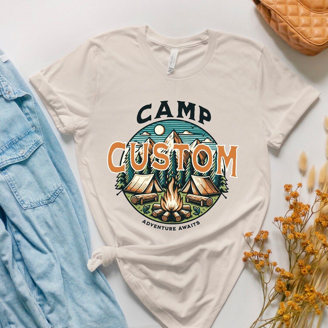 Custom Camp Shirt, Camping Family Shirt, Camp Gifts, Custom T-shirt ...
