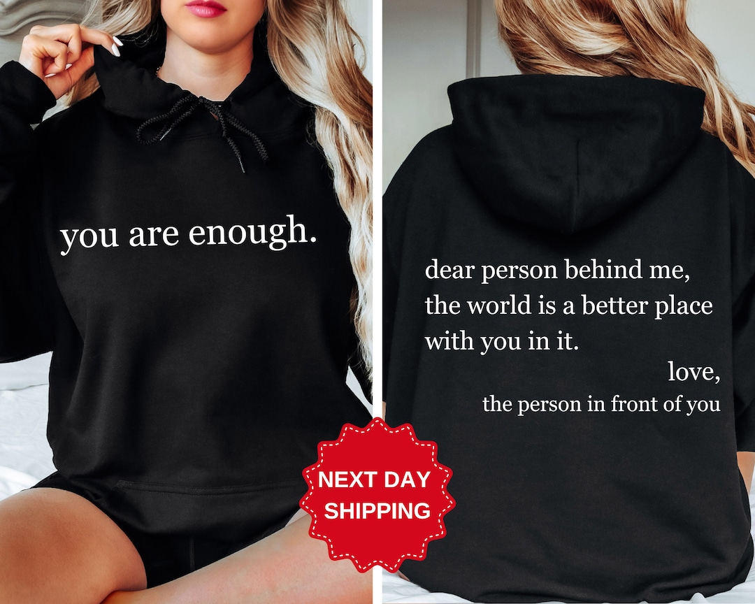 Dear Person Behind Me Hoodie, Aesthetic Sweatshirt, Dear Person Behind ...