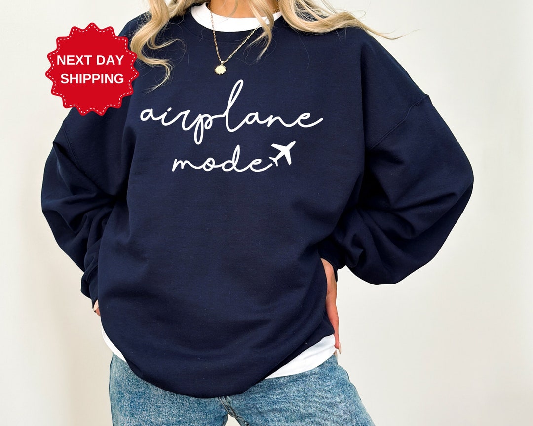 Airplane Mode Sweatshirt, Airplane Shirt, Travel Sweat,gift for ...