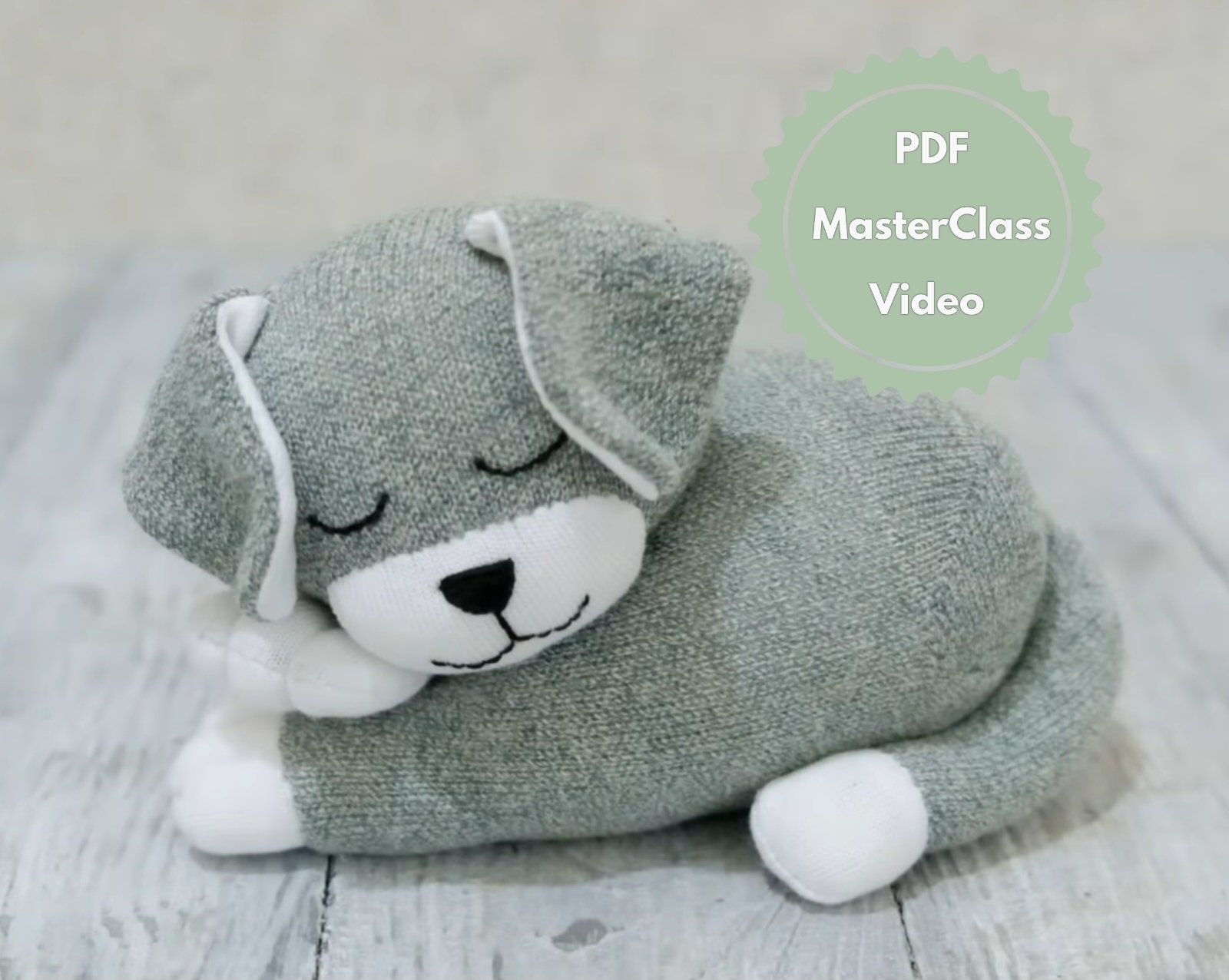 Crafting Soft Sock Toy Puppy, Toys From Socks, Sock Toy Instruction ...