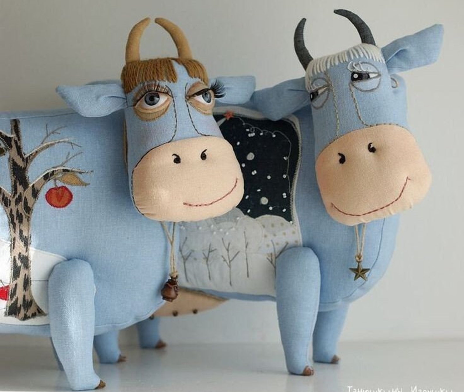Cow Pattern, Christmas Gift Cow, Cow With Your Own Hands, Cow Pillow ...