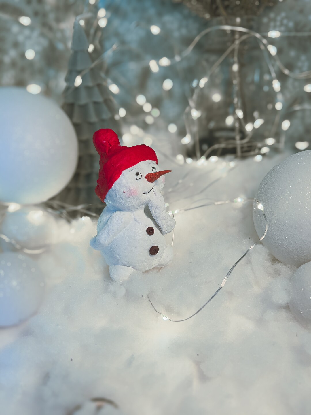 Tree Ornament / Cotton Wool Dolls / 1 / Frosty Friends Collection ...