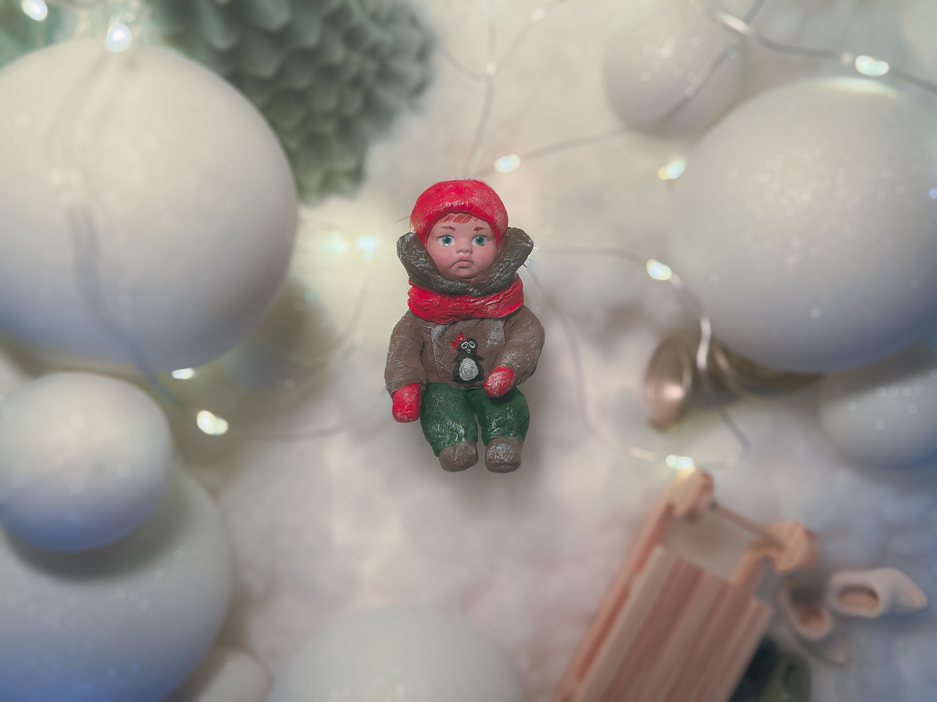 Cotton Wool Dolls / Polly / Christmas Ornament / Hanging Ornament - Etsy