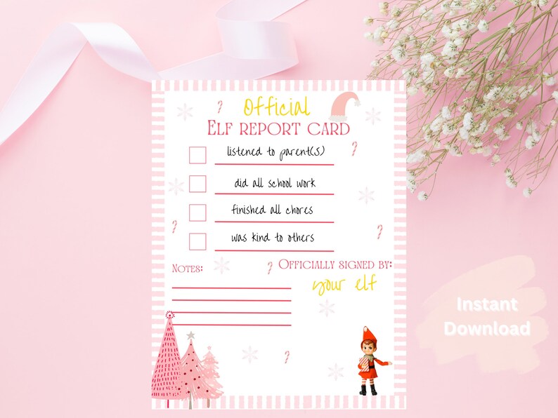 Elf on the Shelf Kit, Elf on the Shelf, Elf Kit, Elf Report Card, Elf ...