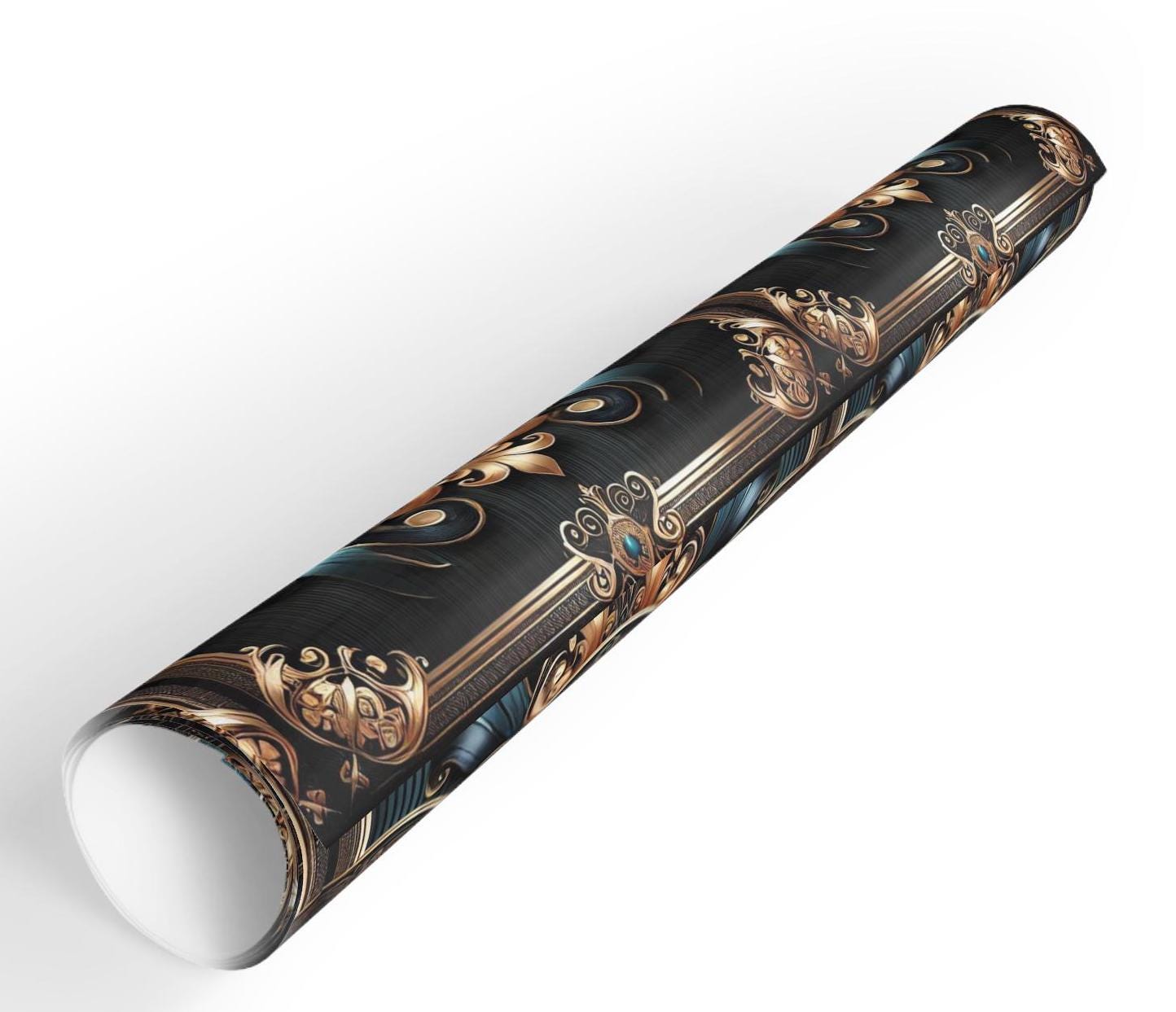 Elegant Decorative Gift Wrapping Paper Roll - Luxurious Design for Any ...