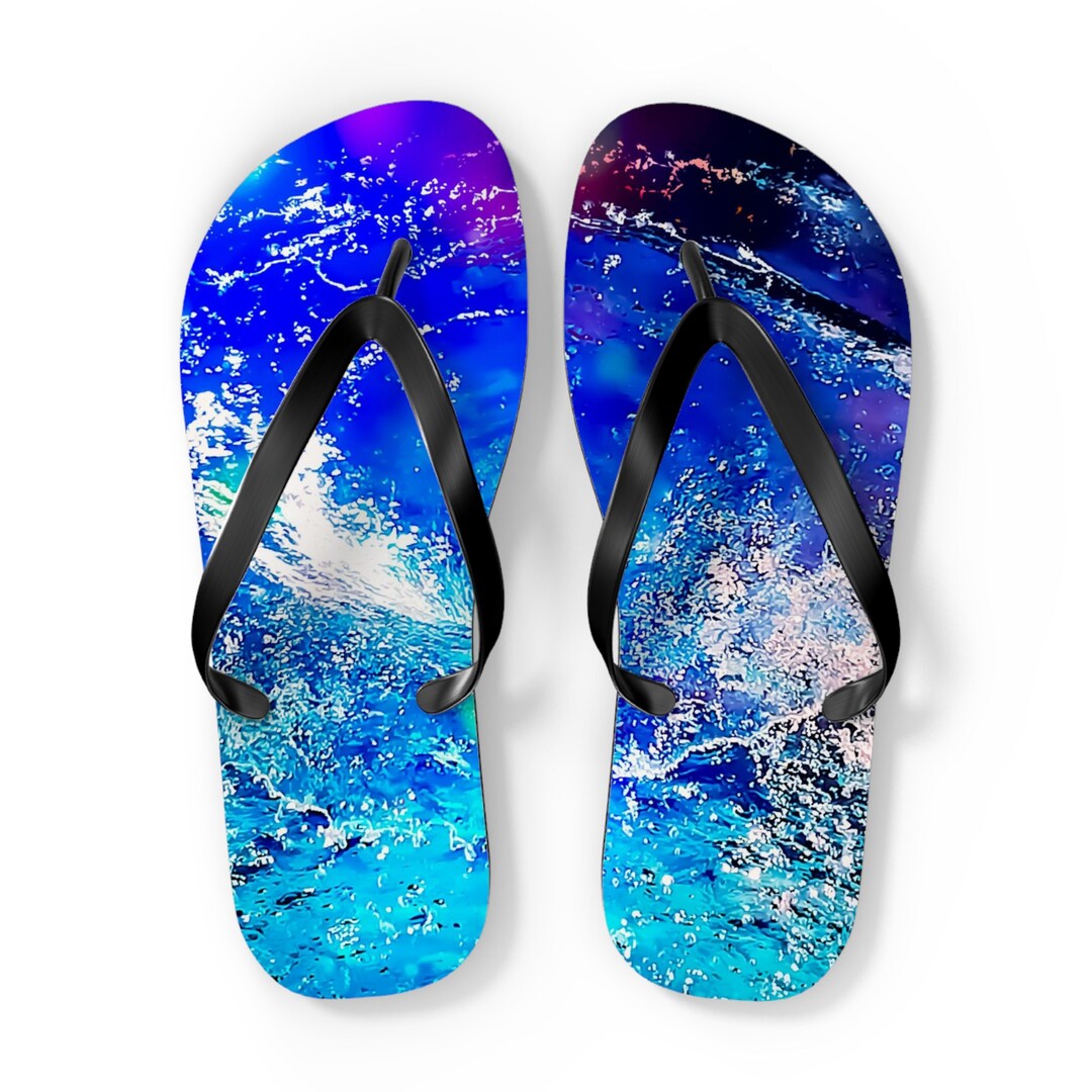 Blue Water Flip Flops: A Fountain of Fresh, Relaxing Design, Perfect ...