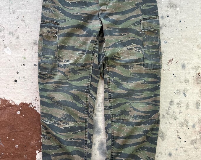 Vintage 1990s US Military Tiger Stripe Camo Cargo Utility Trouser Pants ...