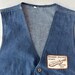 Vintage 1970s Dulcimer Denim Vest - Etsy
