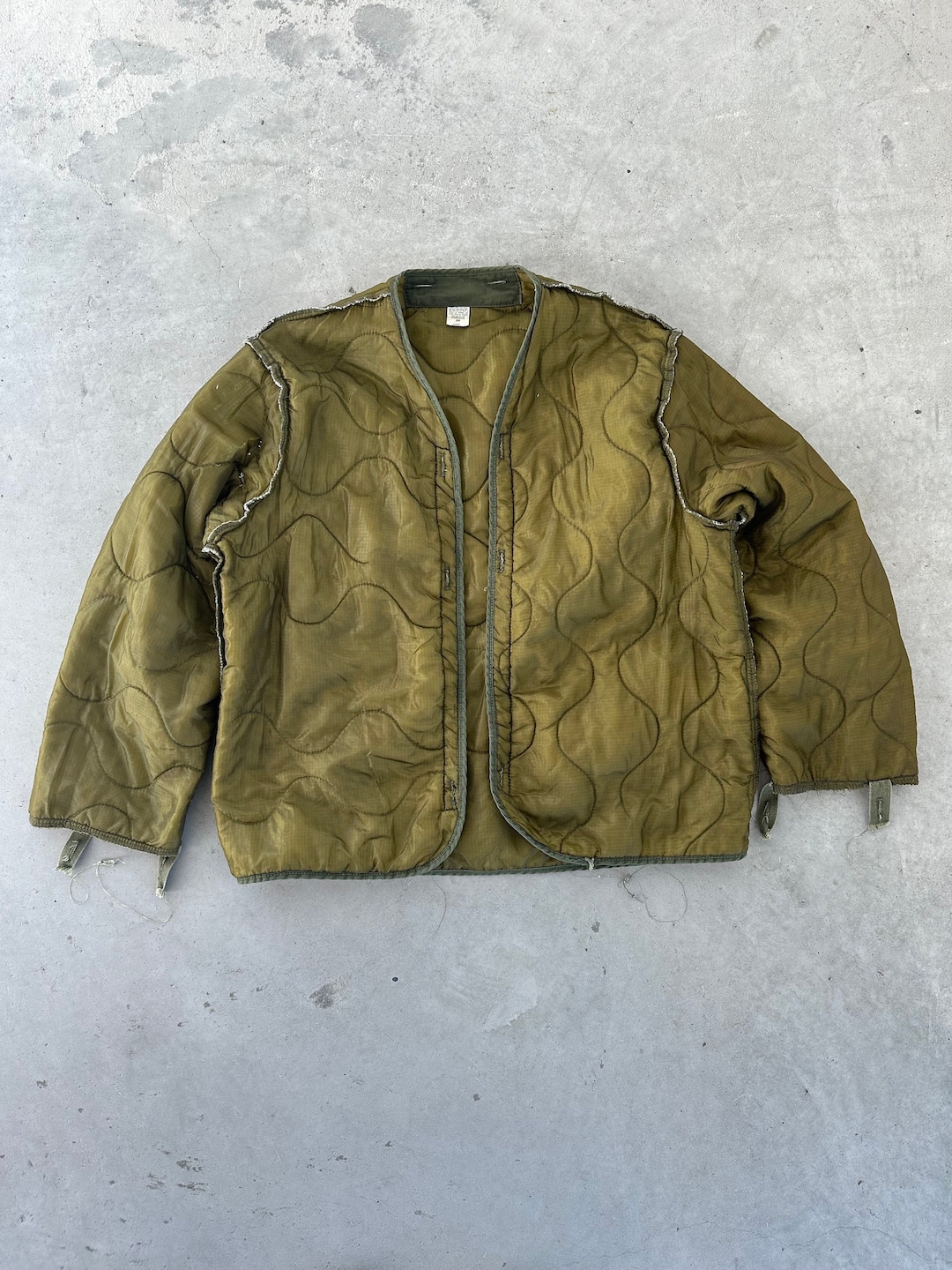 Vintage 1970s US Army Military M-65 Jacket Liner - Etsy