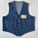Vintage 1970s Dulcimer Denim Vest - Etsy