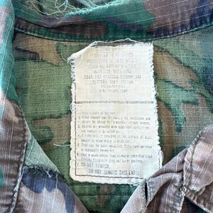 Vintage 1970s US Army ERDL Camo Ripstop Fatigue Jungle Jacket - Etsy