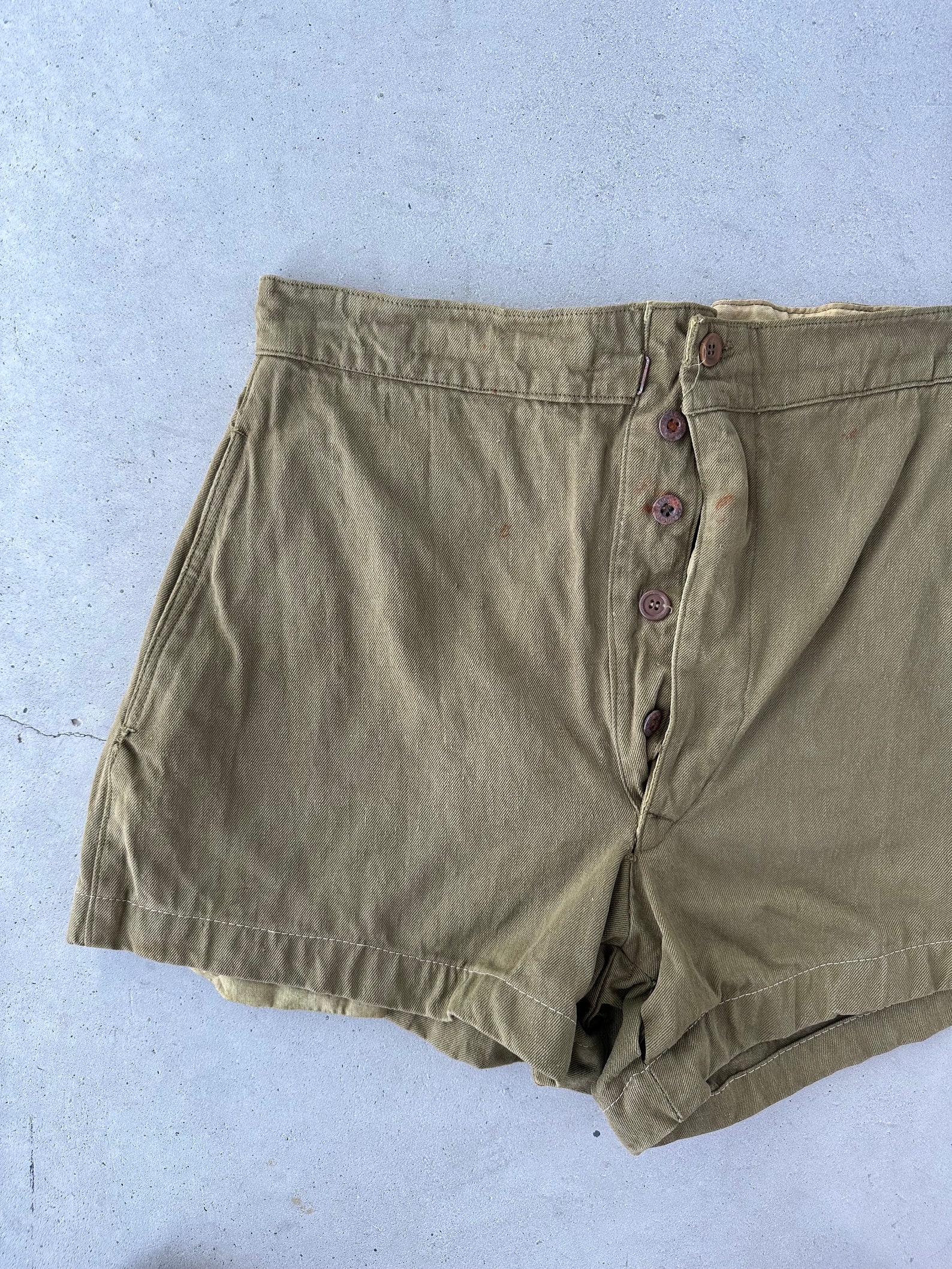 Vintage 1930s/40s Military Buckleback Shorts 29W - Etsy