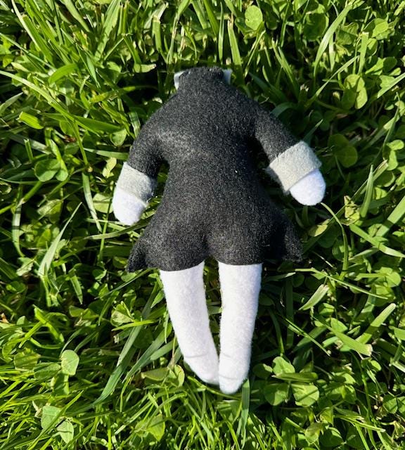 Headless Doll - Handmade Felt Plush - Etsy