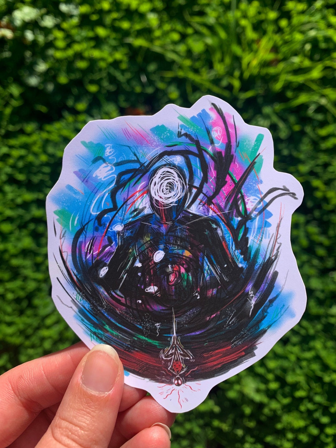 Spider-man: Across the Spider-verse the Spot Sticker - Etsy