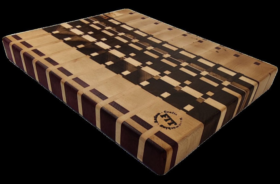 End Grain Cutting Board, Butcher Block, Handmade, Autistic Skill ...