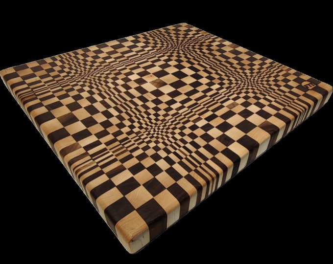 End Grain Cutting Board, Butcher Block, Handmade, Autistic Skill ...