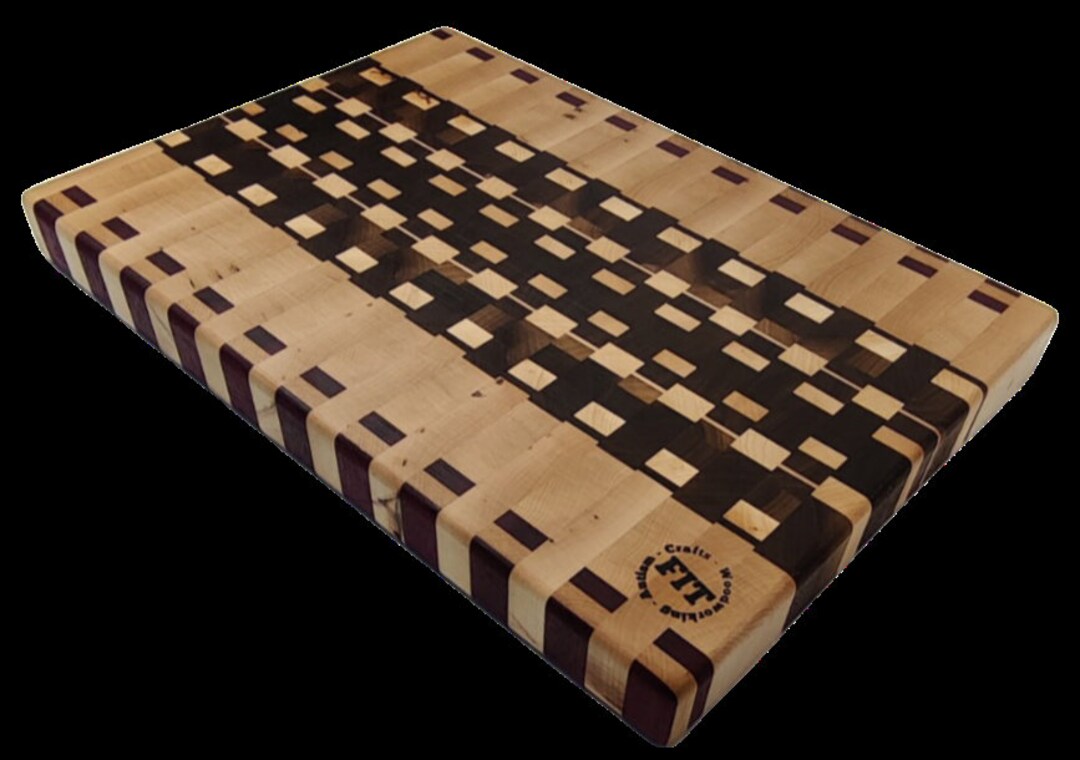 End Grain Cutting Board, Butcher Block, Handmade, Autistic Skill ...
