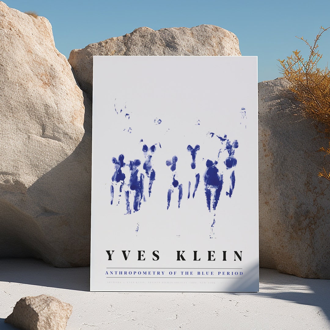 Yves Klein Anthropometry of the Blue Period Poster Prints - Etsy